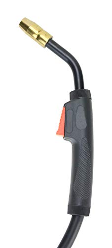 150 Amp MIG Gun Torch Replacement for Miller - 12 Feet Cable - Two-Pin Signal Connector