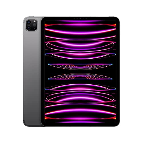 2022 Apple iPad Pro (11-inch, Wi-Fi + Cellular, 256GB) - Space Gray (Renewed)