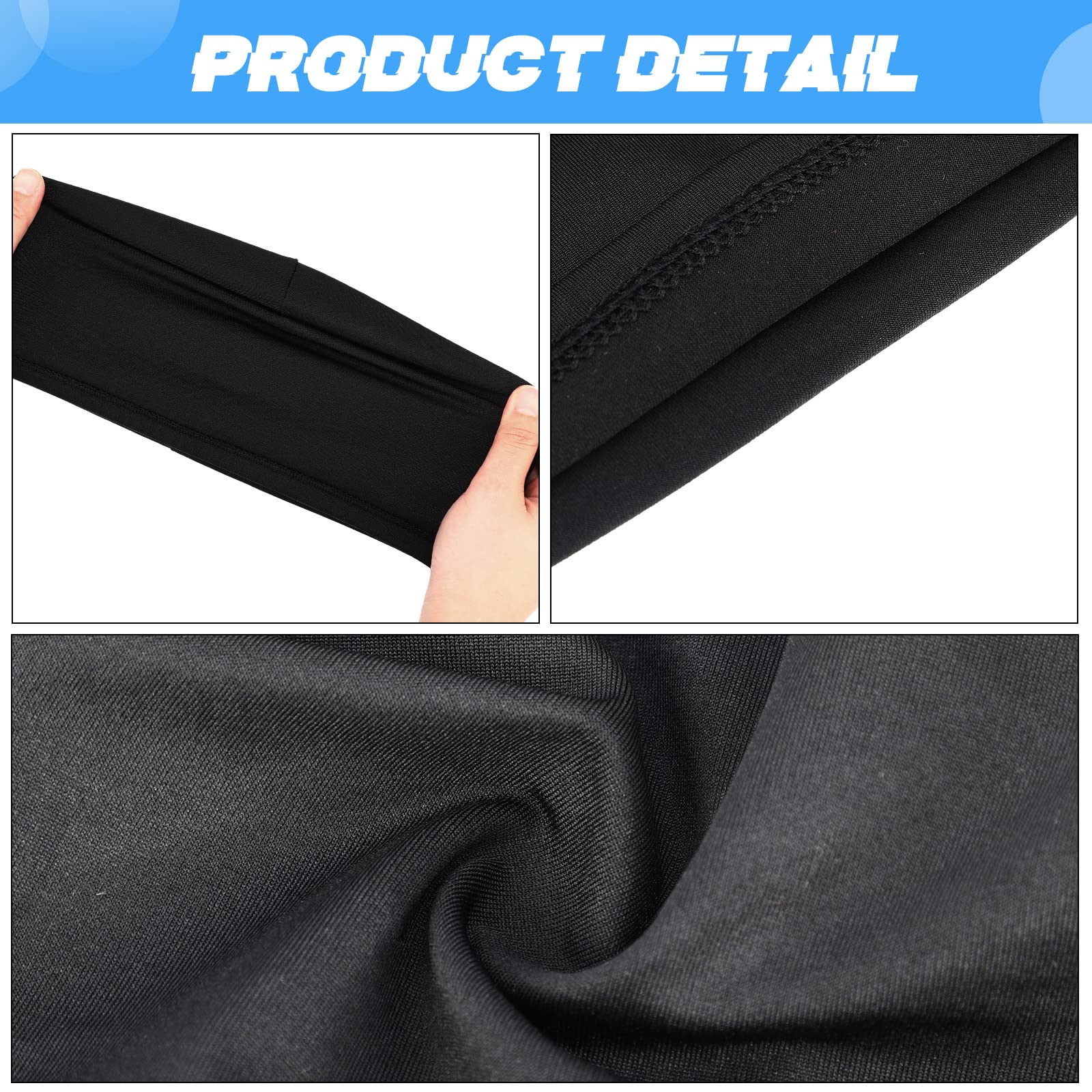 100 Pcs Sweat Wicking Skull Cap Bulk Running Hat Cooling Hard Hat Liner Cycling Helmet Liner Beanie Milk Silk Multifunctional Headwear or Men Women, Black