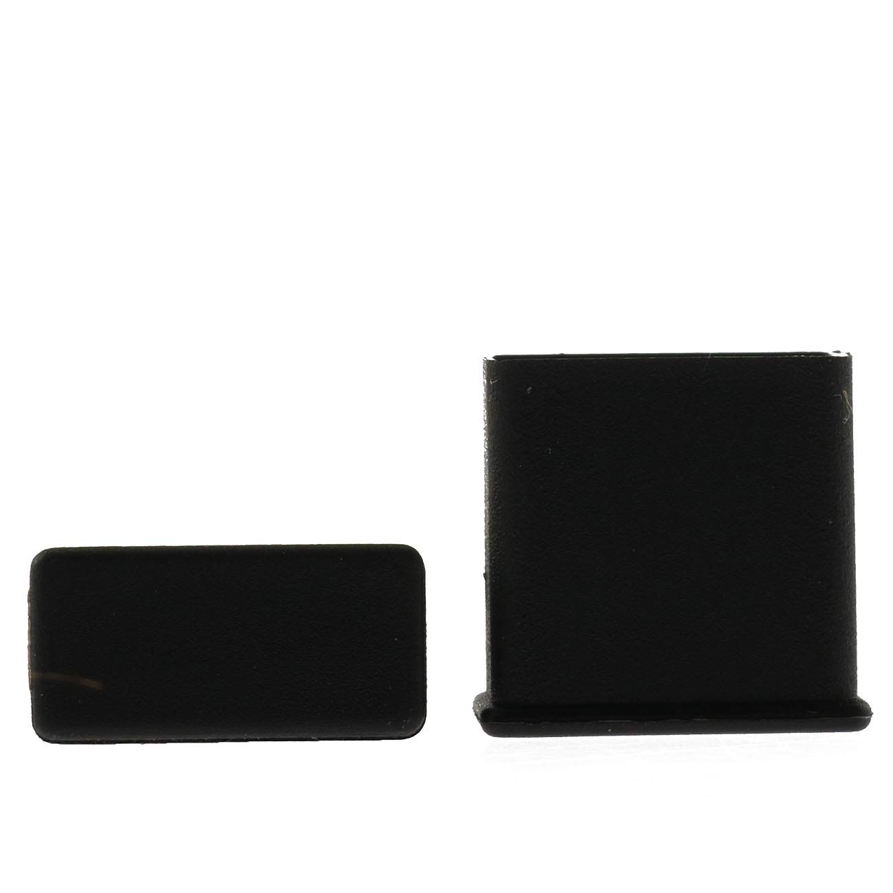 DTTRA 20pcs Plastic USB Type A Male Anti-Dust Stopper Plug Cover Protector Cap Cover, Black