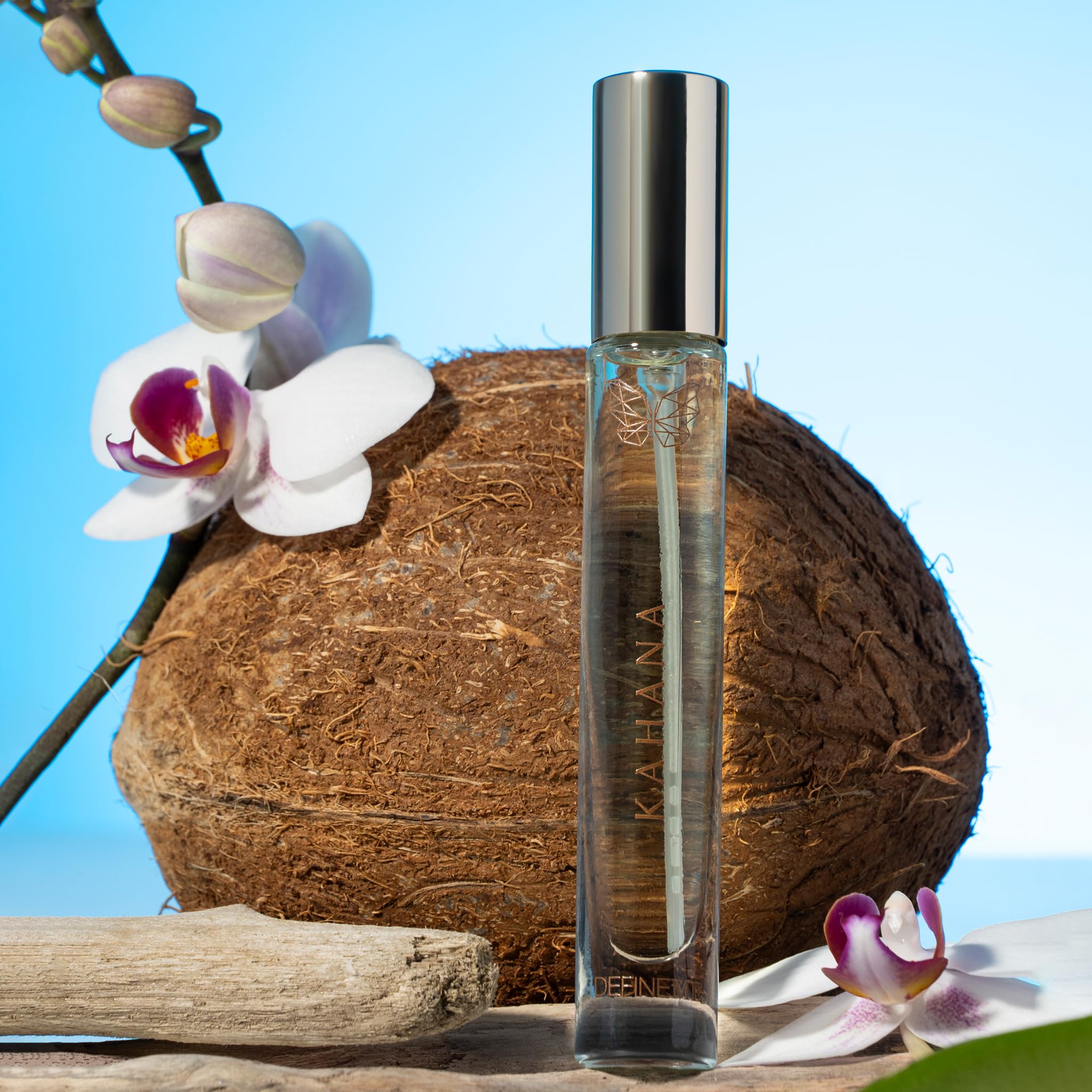 DefineMe Natural Perfume Mist, Kahana, 0.3 FL OZ, Travel Size, Purse Spray