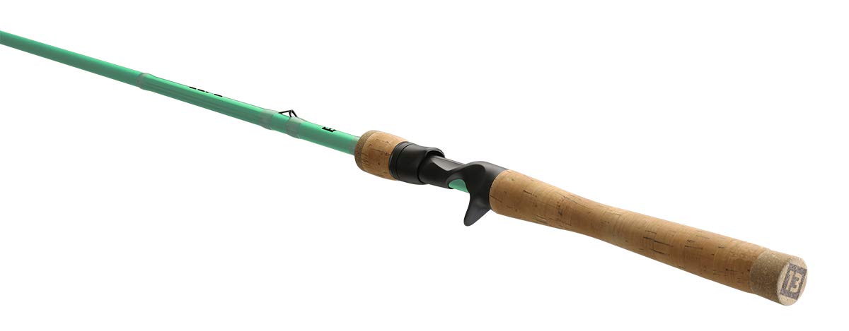 13 FISHING - Fate Green - 7'1" M H Inshore Casting Rod - FTGC71MH