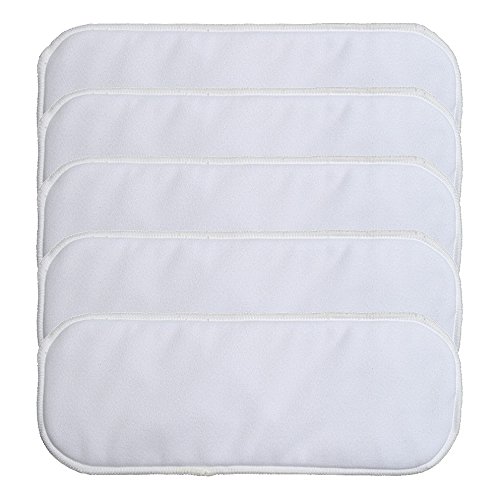 5 Pack Insert with Snap for Cloth Diaper Cover (5 Pack Inserts with Snap)