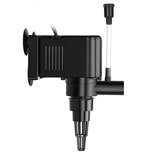 AquaMiracle Aquarium Powerhead Pump Circulating Water Pump 135 GPH for 10-40 Gallon Aquariums with Aerating Features