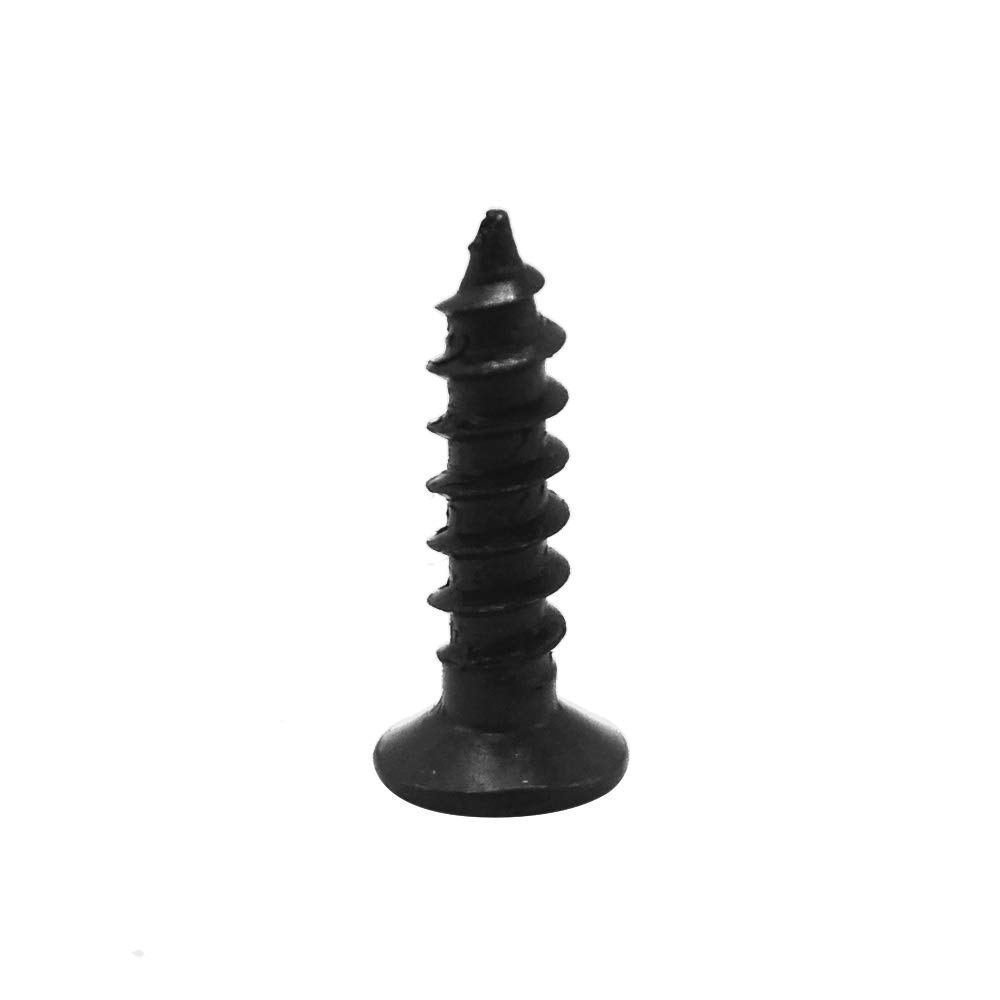 Alamic Corner Brace 25 x 25mm Stainless Steel Black Brace Corner Steel Joint Right Angle Bracket Fastener with Screws - 12 Pcs