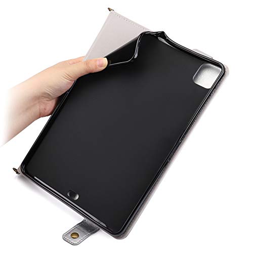APOLL Case for iPad Pro 12.9 inch 6th/5th/4th Generation, iPad Pro 12.9 2022/2021/2020 Cover, PU Leather Auto Wake/Sleep Handle Strap Crossbody/Shoulder Strap Handbag Case for iPad Pro 12.9", Coffee