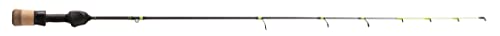 13 FISHING - Tickle Stick - Ice Fishing Rod - Gen 3 - 27" L (Light) - 1/16-1/8oz - PC2 Flat-Tip Blank - TS3-27L, Black