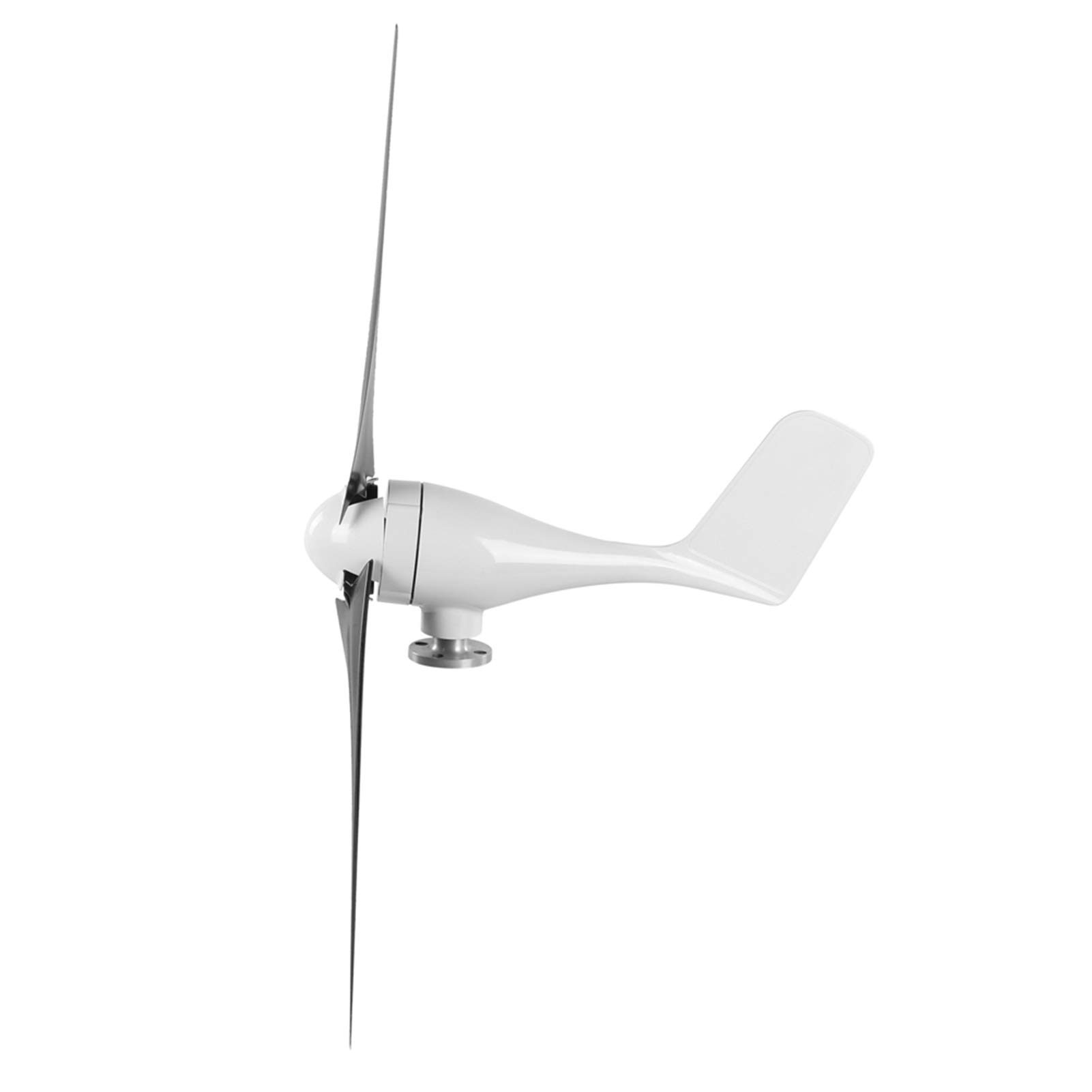 1200W Small Wind Generator Turbines Kit 3 Blades Generator Power Parts Turbines Kit for Marine Home Charging(Black 48V)