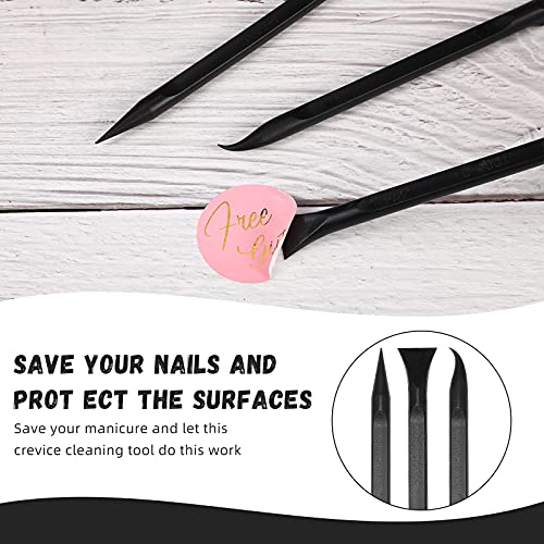 18 Pieces Non-Scratch Plastic Scraper Tool Carbon Fiber Plastic Scraper Multi-Purpose Scraper Pen-Shaped Scraper Cleaning Scraper Tool for Cleaning Small and Narrow Space