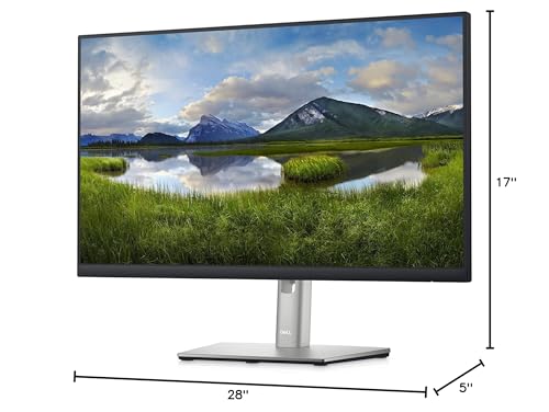 Dell 24 Monitor - P2422HE - Full HD 1080p, IPS Technology, USB-C Hub Monitor with Comfortview Plus,Black