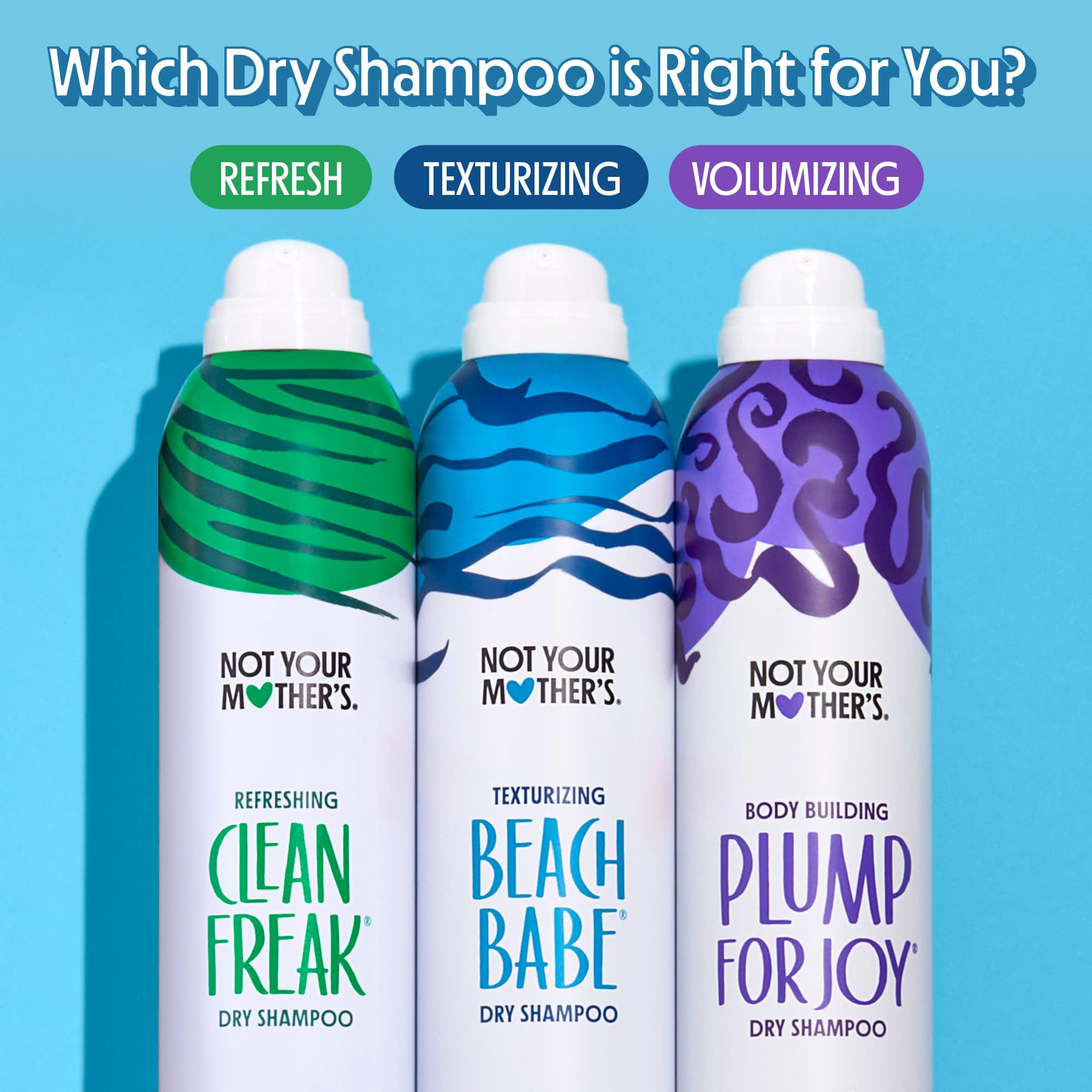 Not Your Mother's Clean Freak Unscented Dry Shampoo (3-Pack) - 7 oz - Dry Shampoo Instantly Absorbs Oil - Hair Essentials for All Hair Types (7 Ounce (Pack of 3))