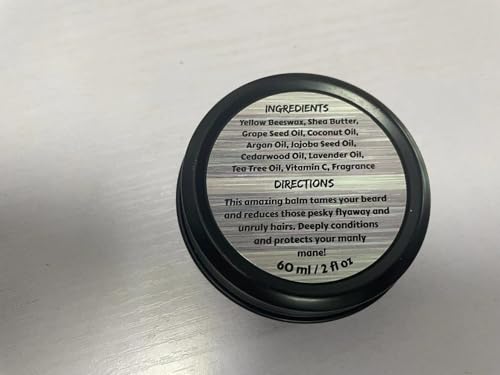 Claev Beard Balm (2 oz), 100% Top-Grade Natural Beard Conditioning & Styling Balm, Designed for Rugged, Active, or Outdoorsy Men, Includes Shea Butter, Vegan Beeswax, Cedarwood Oil, is a US Company