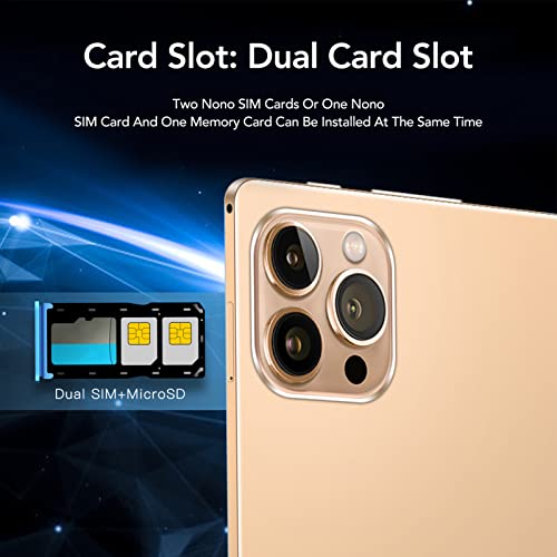 10.1" Tablet PC,6G RAM/128G ROM,1960x1080 IPS Display Touch Screen,2.4G/5G WiFi Calling Tablet for Android 12,Front 8MP Rear 13MP Dual Camera Tablet with GPS.(us)