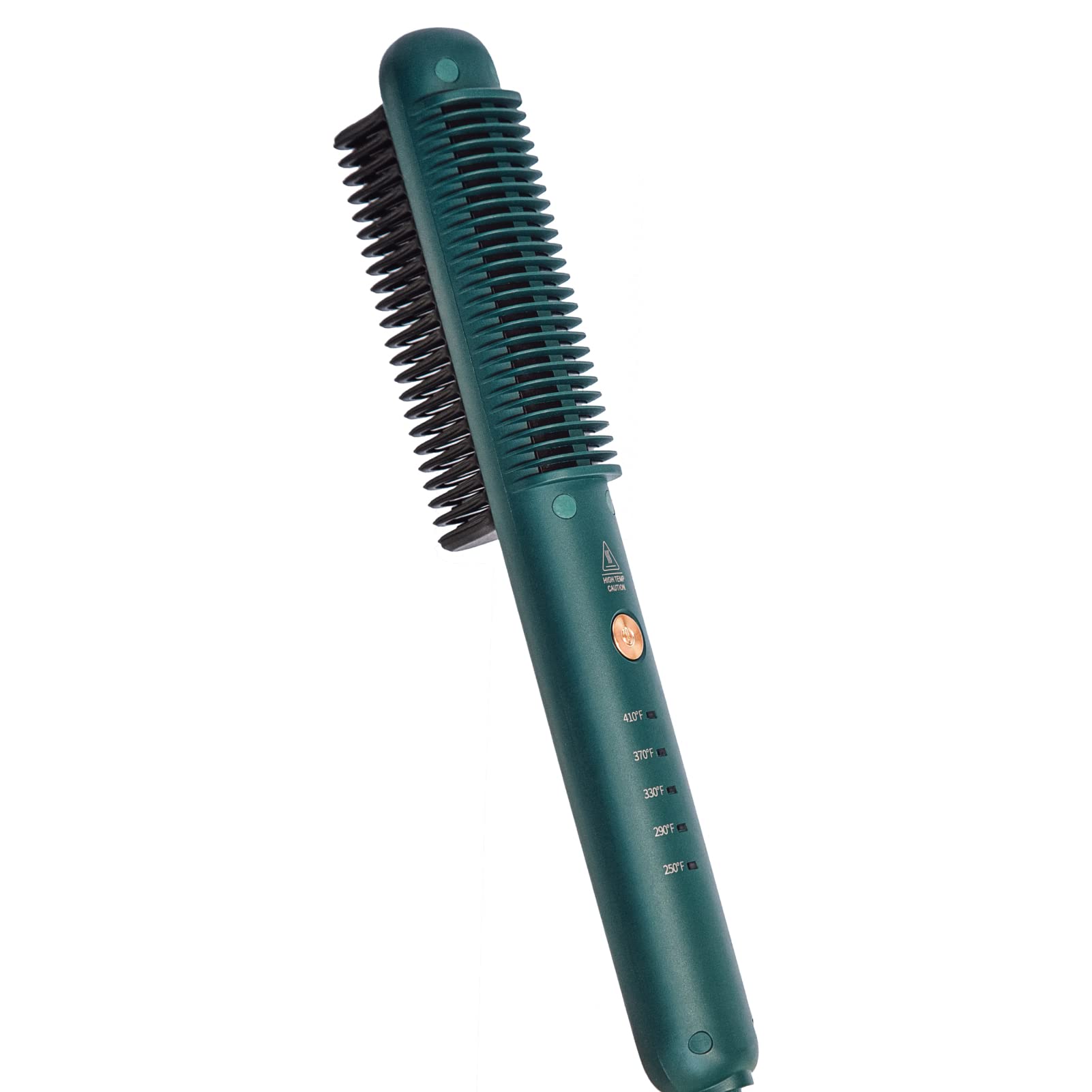 Hair Straightener Brush, Zao's Selection Ceramic Electric Straightening Comb for All Hair Types and Wigs, Less Damage & Easier-to-Use Hot Tool Than Flat Irons