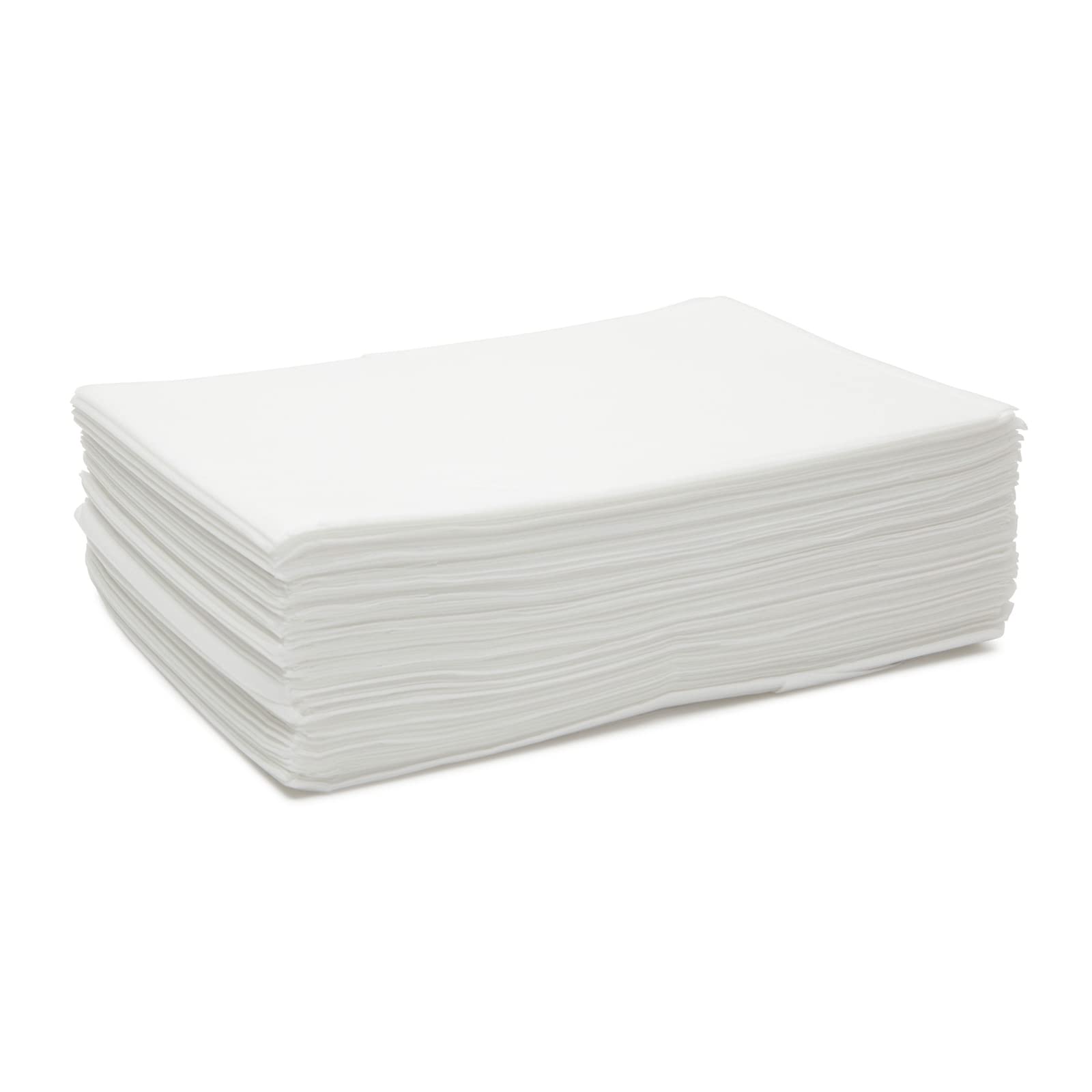25 Pack Disposable Massage Table Sheets, Spa Bed Cover for Tattoo Chair, Beauty Salon, Chiropractor (31 x 78 In, White)