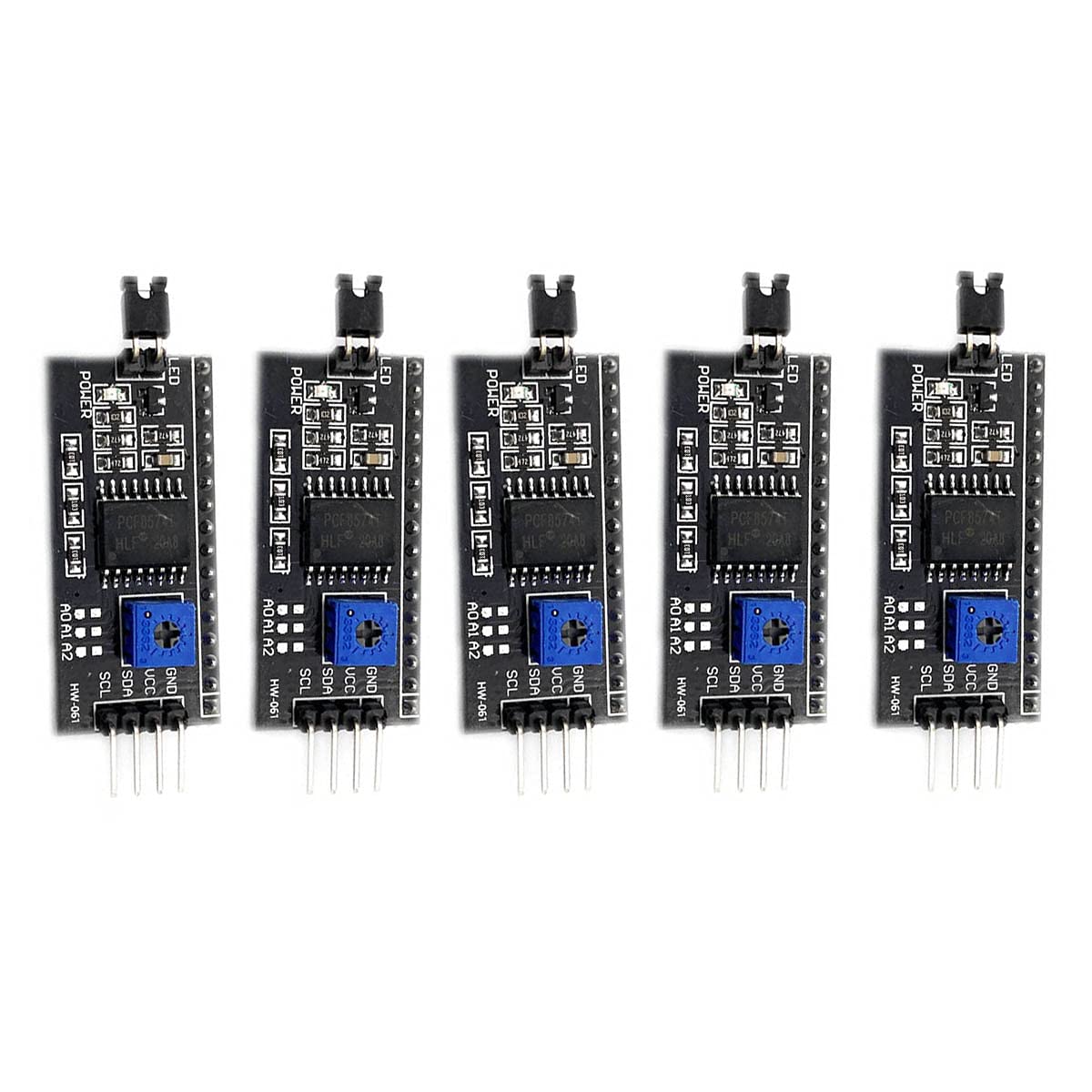 KIRO&SEEU 5pcs 1602 LCD 2004 20x4 i2c LCD Display Adapter IIC//TWI/SPI/I2C Serial Interface Module Shield Compatible with Arduino UNO R3 MEGA2560