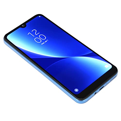 12s Pro Smartphone, 5G WiFi Ultra HD Screen 1200x1960 Resolution 4GB RAM 32GB ROM (Blue)