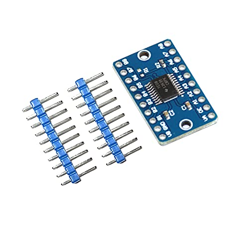 sb components 8 Bit Level Shifter TXB0108 Full Duplex 8 Channel Bi-Directional Logic Level Shifter Converter for Raspberry Pi, Arduino, Beaglebone, etc