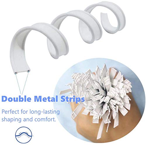 100 PCS Plastic Nose Bridge Wire for Face DIY Making, Washable Double Wire Nose Bridge Strips, 10CM Flat Nose Wire Clips Adjustable Plastic Pieces Strips Straps for Face DIY Making