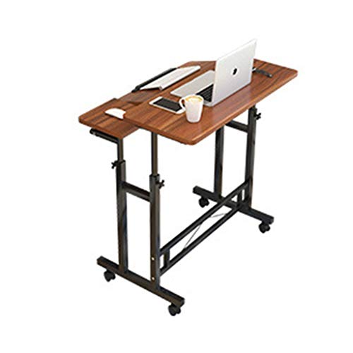 Multifunctional Desk Movable Computer Laptop Desk Study Writing Desk Adjustable with Keyboard Tray for Home Office (Color : D)