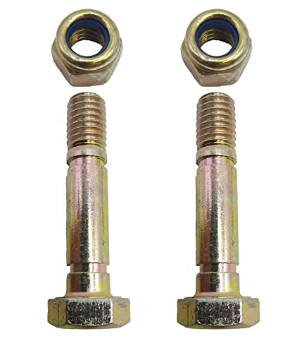 2 Pack 303160355P 303160355 Replacement Shear Pins Bolt and Nut for MTD Powersmart Snowblowers