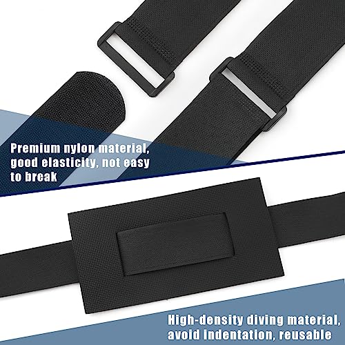 8pcs Water Mat Straps with Pad Protectors Set, Foam Flotation Pad Strap Water Mat Storage Straps Floating Mat Replacement Straps Lily Pads for Lake for Most Water Mats
