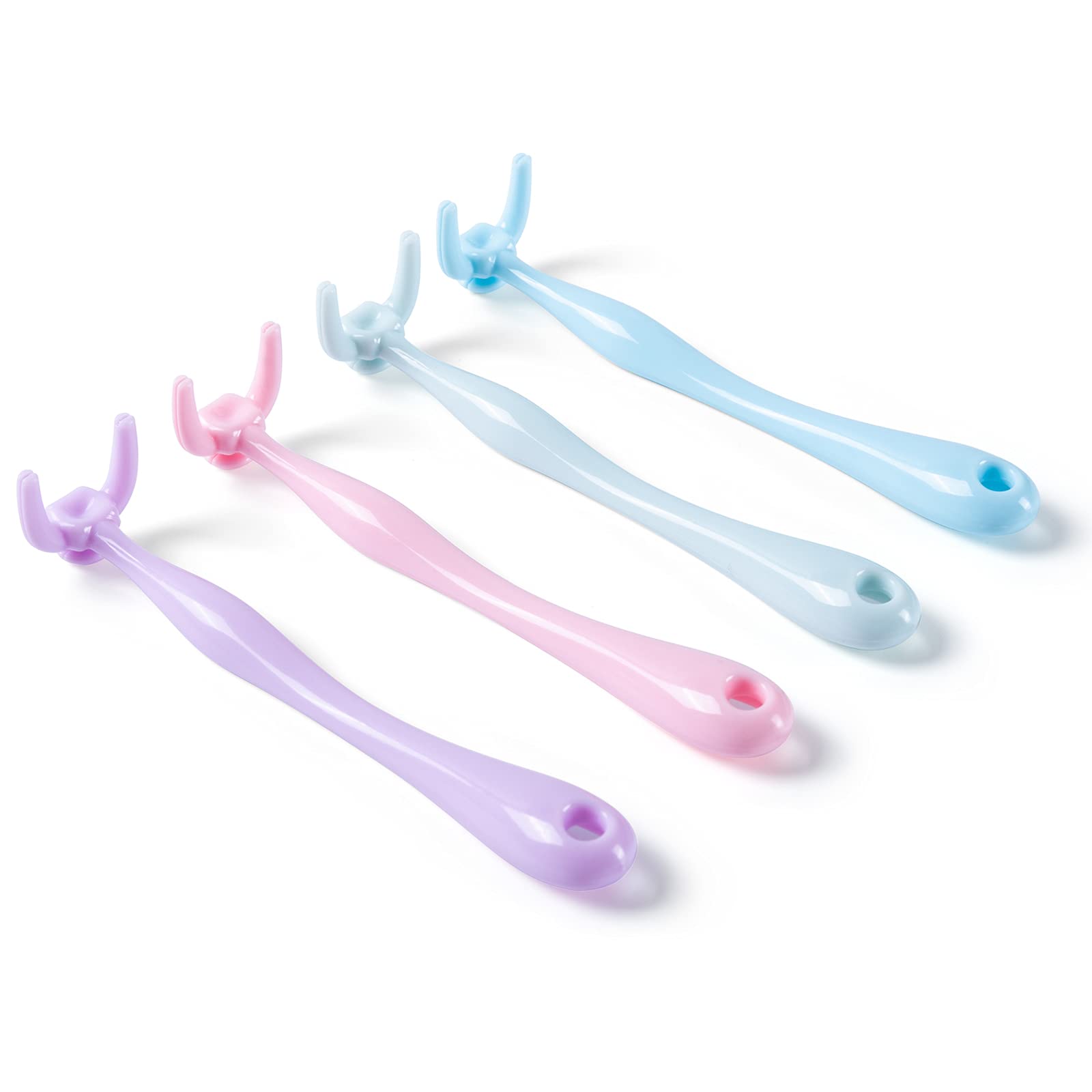 YaPoola Colorful Design Dental Floss Handle 3 Counts for Adults and Kids Teeth Cleaning Interdental Brush Unflavored Floss Picks floas Holder Reusable Flosser