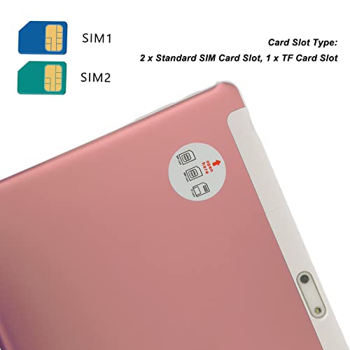 10.1in Tablet, 100240V Dual SIM Front 2MP Rear 5MP Camera Touch Screen Tablet IPS LCD Screen for Entertainment U.S. regulations