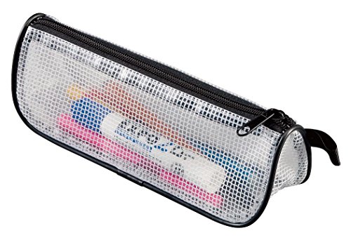 ALVIN NBC8 Mesh Tool, Pencil, and Ruler Case, Multi-Use Organization Bag for Item Storage and Arranging, Great for Needlework Projects, Art Supplies, and Travel - 3 x 8 Inch