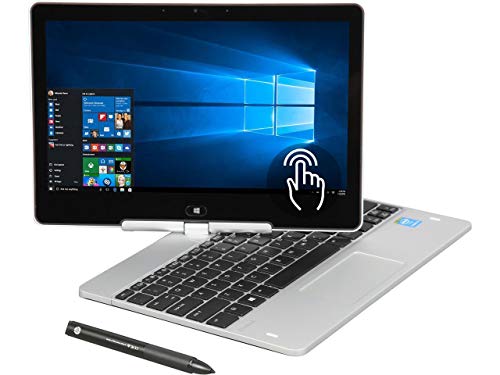 2018 HP EliteBook Revolve 810 G3 11.6" HD Touchscreen Laptop Computer, Intel Core i5-5200U up to 2.70GHz, 4GB RAM, 128GB SSD, USB 3.0, WLAN 802.11ac, Windows 10 Professional