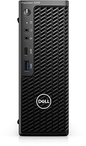 Dell Precision 3240 Workstation Desktop | Core i9-10900 - 1TB SSD Hard Drive - 32GB RAM - Nvidia Quadro P1000 | 10 cores @ 5.2 GHz - 4GB GDDR5 Win 10 Pro Black