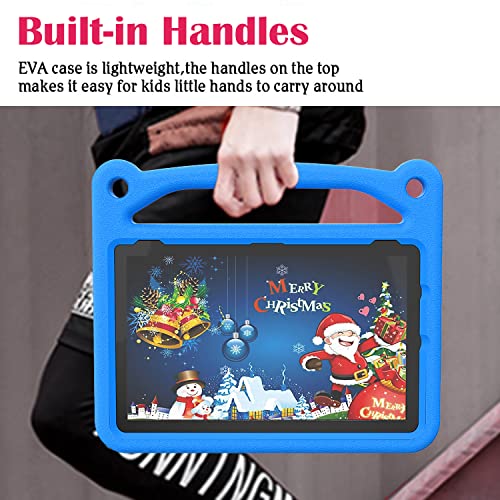 2021 Fire HD 10 & 10 Plus Tablet Case for Kids(11th Generation, 2021 Release)-Lightweight Shockproof Kid-Proof Cover with Stand for All-New Amazon Kindle Fire HD 10 Kids Tablet & Kids Pro Tablet-Blue