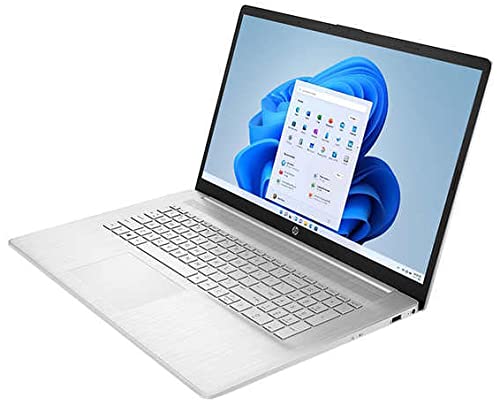 2022 Newest HP 17.3" HD+ Touchscreen Laptop Business Computer, AMD Ryzen 5 5500U Hexa-Core (up to 4.0GHz), 16GB RAM, 128GB SSD + 1TB HDD, HDMI, Webcam, Windows 11 w/ Ghost Manta Accessories