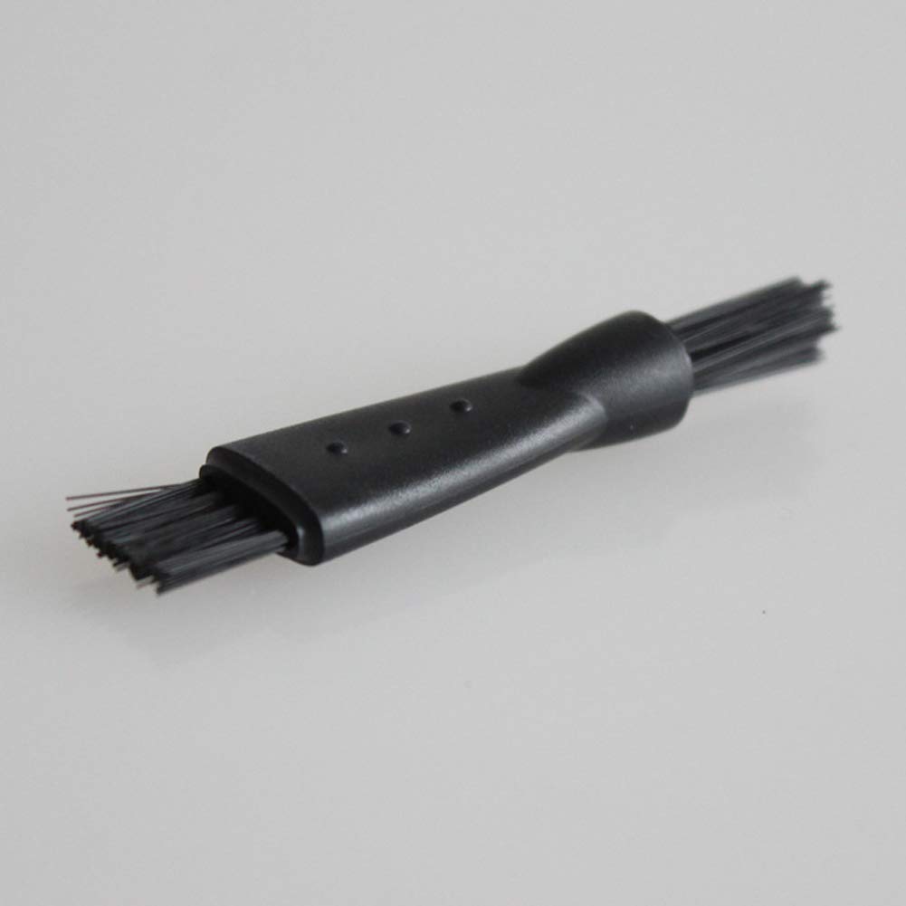 5 Pieces General Shaver Cleaning Brushes Replacement Double Ended Electric Shaver Razor Cleaning Brushes Black
