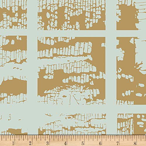 Art Gallery Fabrics Art Gallery Observer Chipping Away Mica Fabric, Aqua