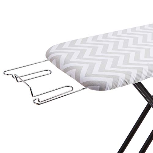 Amazon Basics Full-Size Ironing Board - 4-Leg Fold-Up, Chevron Removable Cover