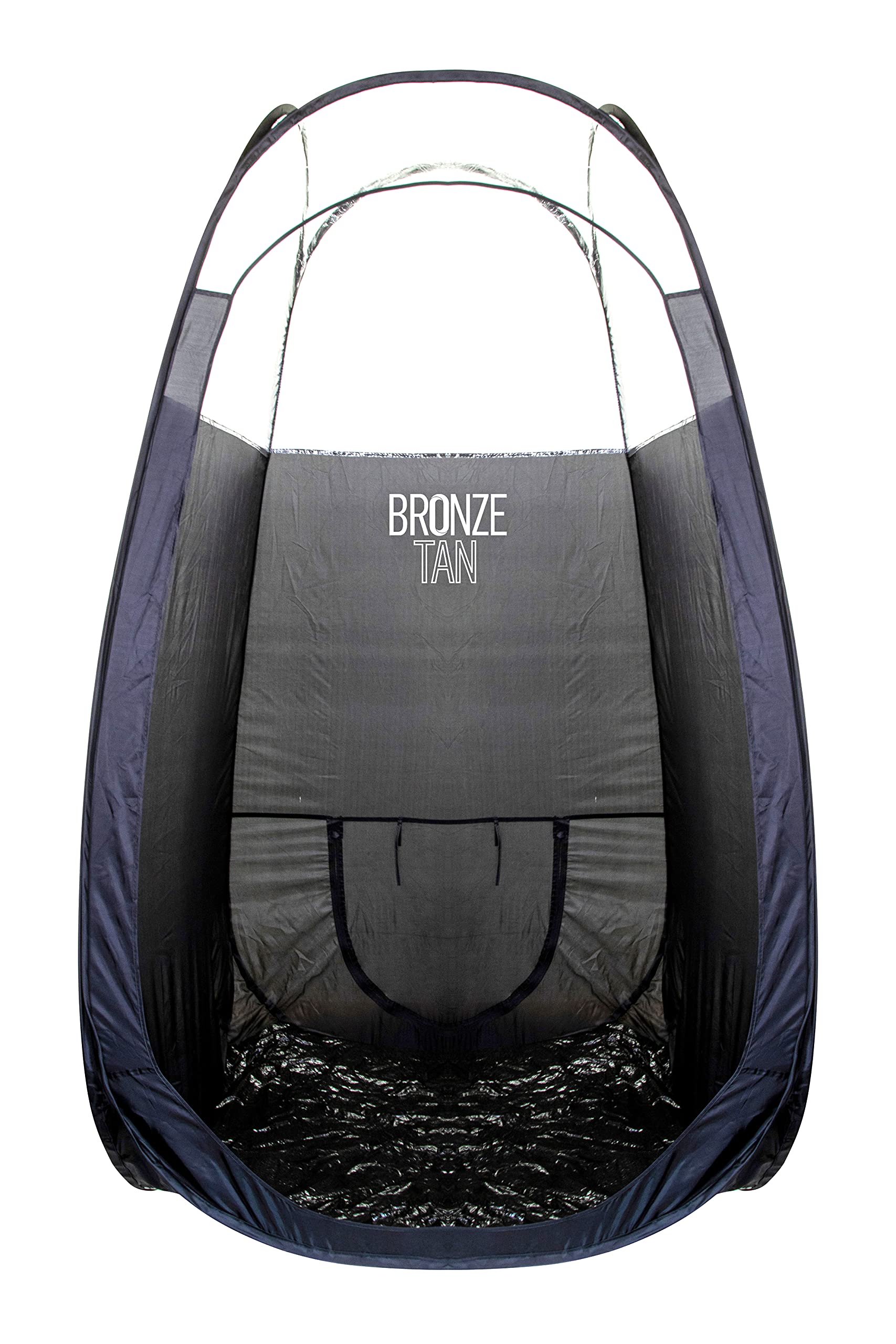 Bronze Tan Professional Spray Tanning Essentials Kit - Includes Machine, Quick-Setup Tent, Spray Tan Feet Pads, Hair Nets, Nose Plugs, Undergarments- Ideal for Salon & Home Use