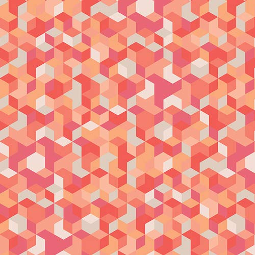 Art Gallery Quilt Fabrics Art Gallery Aura Mau Loa Quilt Fabric, Coral, Quilt Quilting Fabric by the Yard