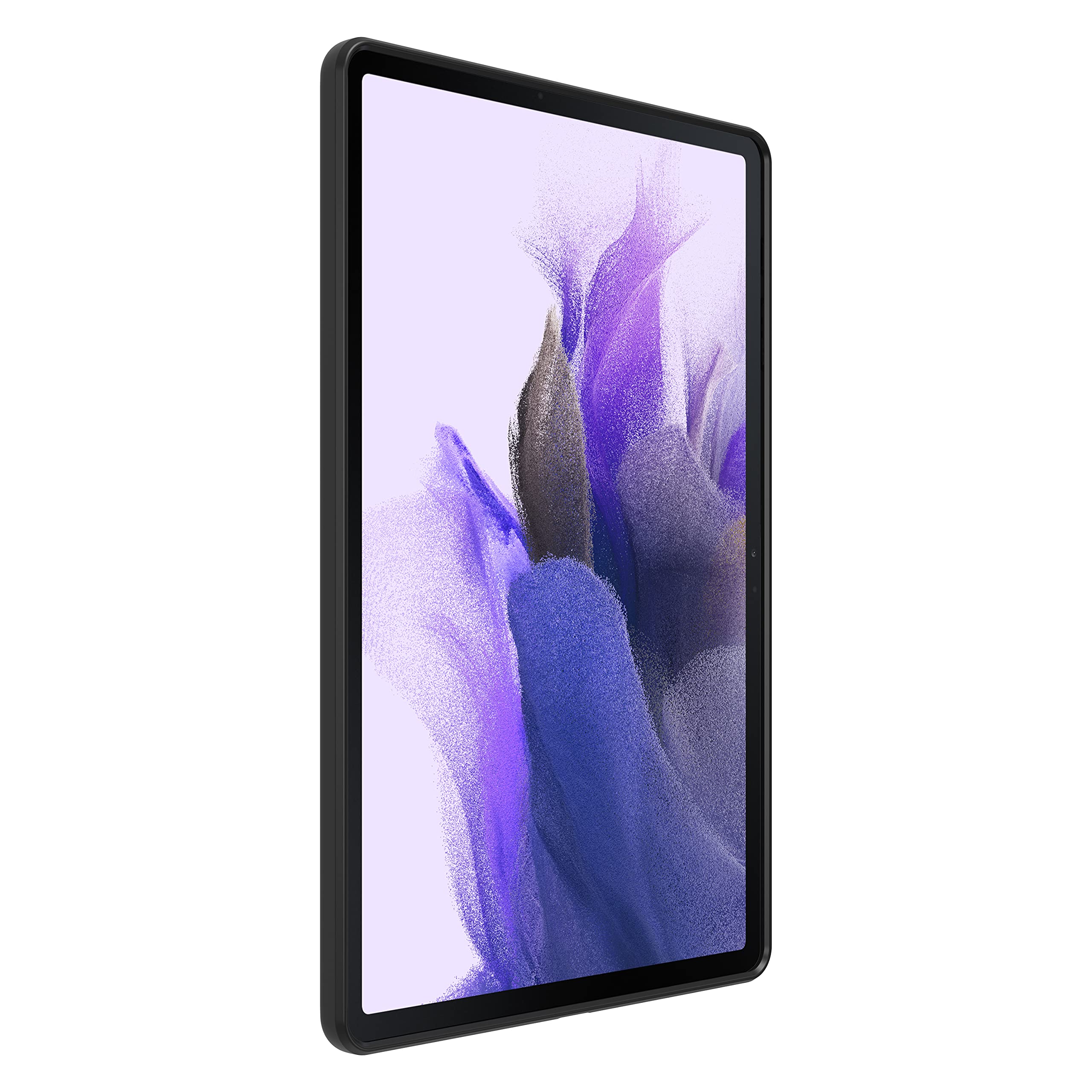OtterBox Sleek Series Case for Samsung Galaxy Tab S7 FE 5G, Shockproof, Drop Proof, Ultra-Slim, Protective Thin Case, Clear/Black, Non-Retail Packaging