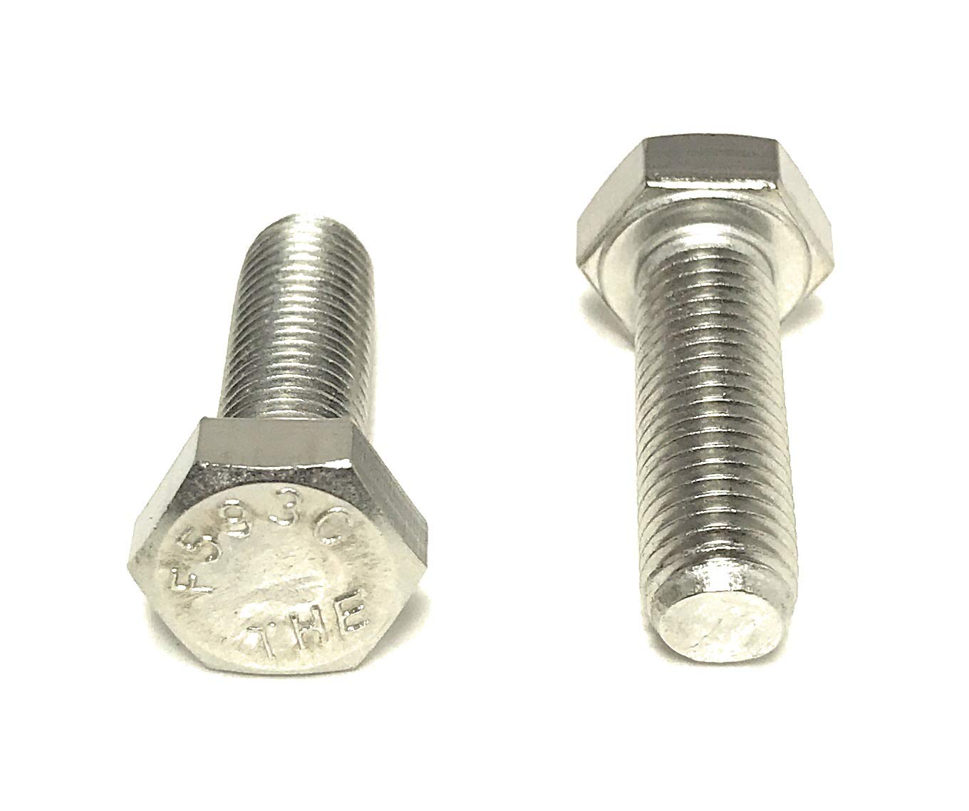 5/16-24x1 Stainless Steel Hex Cap Screws FT Hex Bolts 18-8 (UNF) FINE Thread (20 pcs)