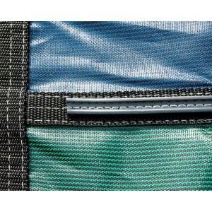 18'x36' Mesh - Rectangle Inground Safety Pool Cover - 18 ft x 36 ft In Ground Winter Cover (Blue)