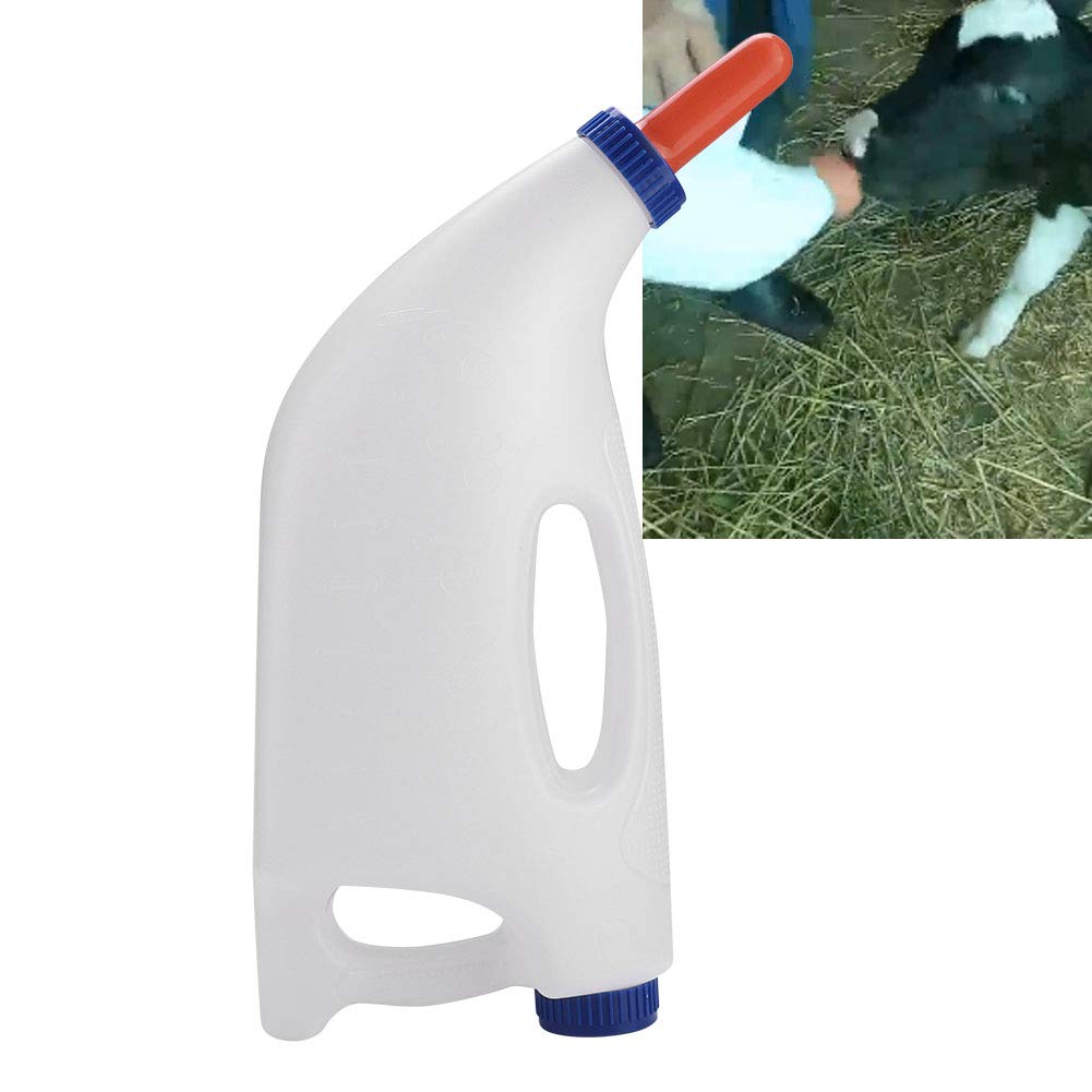 4L Calf Nursing Feeding Bottle, Lamb Milk Bottle Calf Goat Milk Feeder Bottle with Handle Livestock Supplies