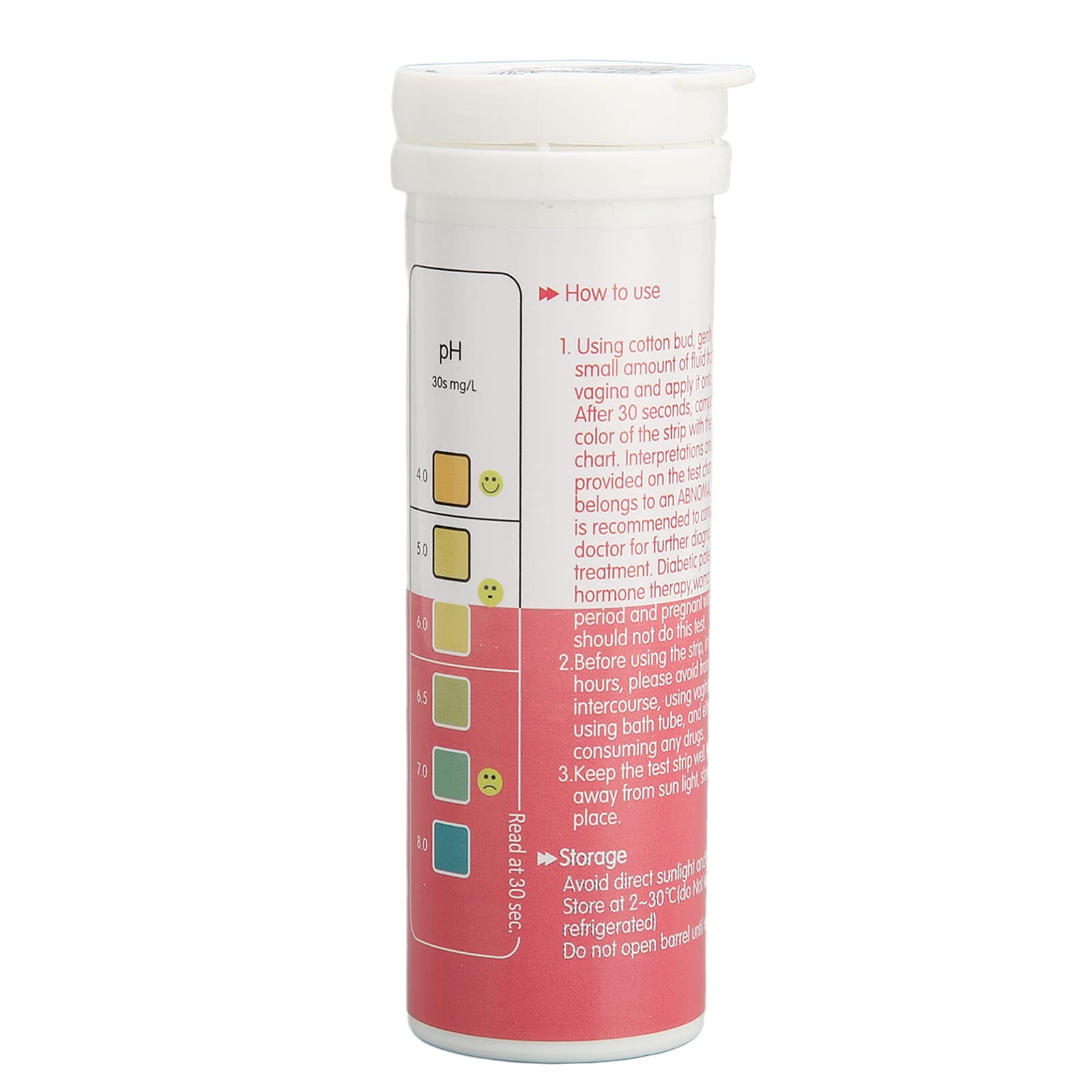 100pcs Feminine PH Test Strips, Bacterial Vaginosis Test for Women, Vaginal PH Test Strips, PH Balance Test Strips Women BV Test Kit at Home