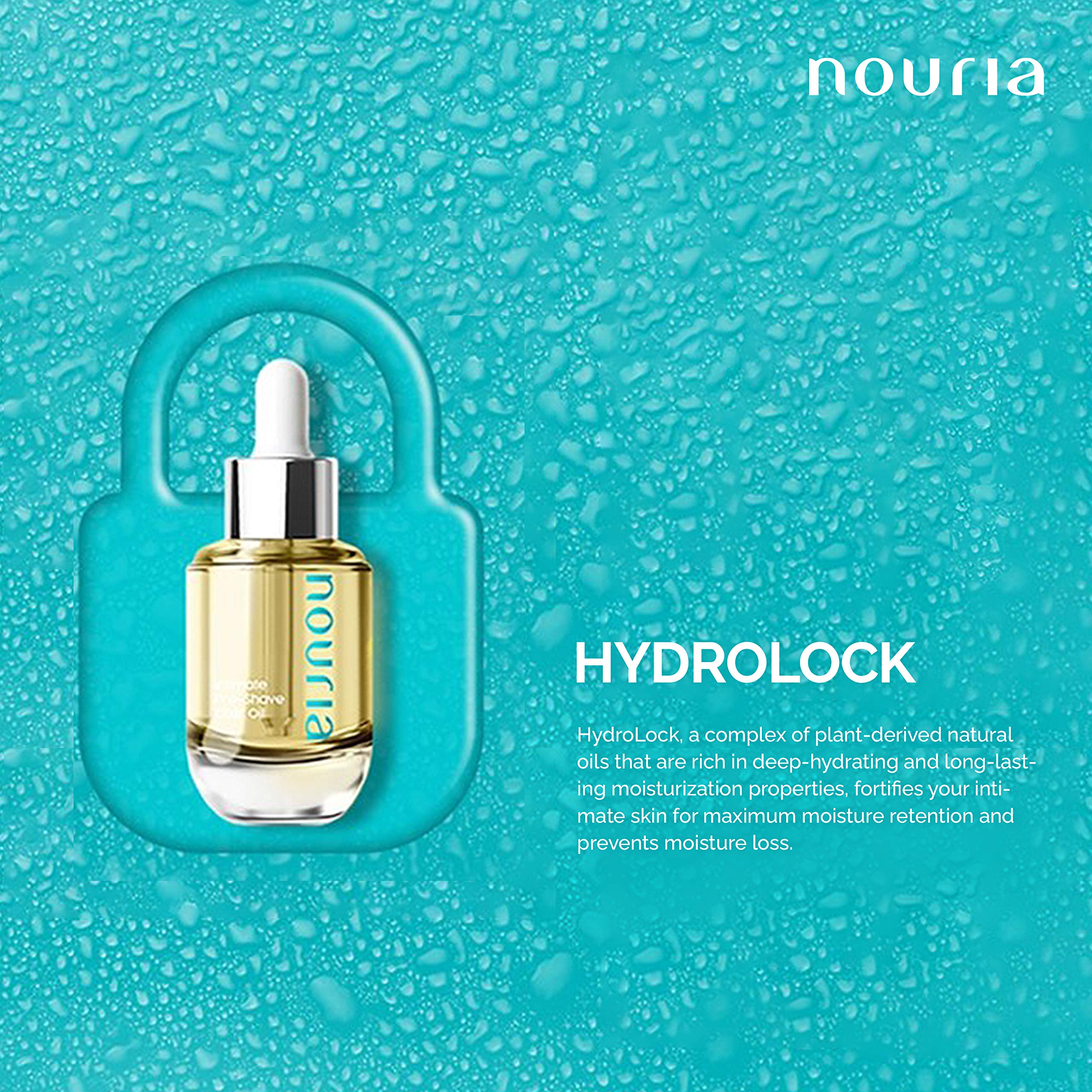 IntiMD Coochy Plus HydroLock Moisturizing + 3-Steps Kit Intimate Shave Gift Set Nouria Pre-Shave Elixir Oil + Coochy Plus Shave Cream + Coochy Plus After Shave Protection Mist (Set of 3, Sweet Diva)