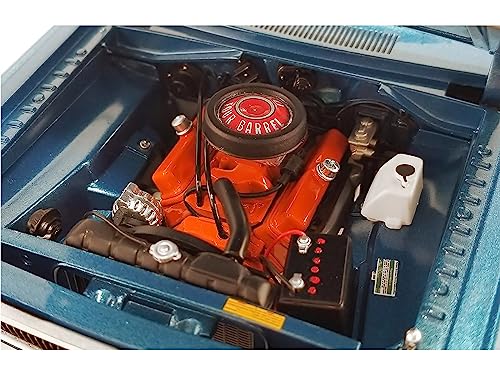 1970 Dart Swinger Blue Metallic with White Interior Limited Edition to 276 Pieces Worldwide 1/18 Diecast Model Car by Acme A1806409