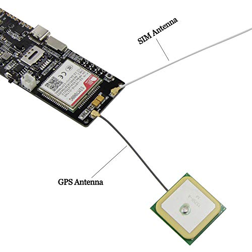 LILYGO T-SIM7000G ESP32-WROVER-B Solar Charge SIM GPS Antenna CH9102F 16MB 2G/NB TTGO Development Board