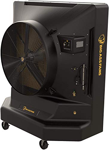 Big Ass Fans Cool-Space 400 Portable Evaporative Cooler, 36 Inch Diameter Fan, Indoor or Outdoor Use, Continuous or Fillable (46 Gallon Capacity), Variable Speed