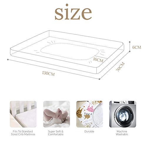 ARIGHTEX Fitted Crib Sheet, 100% Soft Microfiber, Boys & Unisex Baby Sheet for Standard Crib and Toddler Mattresses 28in x 52in, Nursery Sheet, Yellow Duck