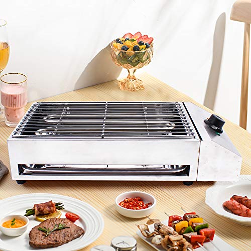 1800W Electric Indoor outdoor Grill Portable BBQ Griddle Countertop Commercial Home Electric Countertop Griddle Smokeless Barbecue Oven Grill For BBQ Equipment
