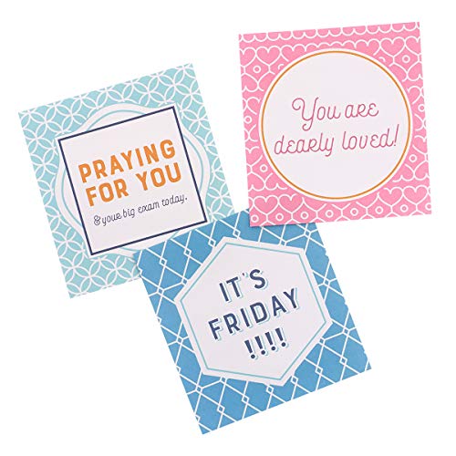 101 Tear-Off Lunchbox Notes for Girls, Inspirational Quotes and Encouragement for Kids, Space to Write Personal Message